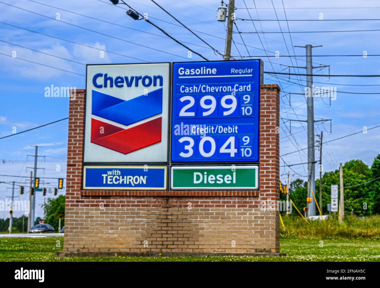 Chevron gas prices hi-res stock photography and images - Alamy