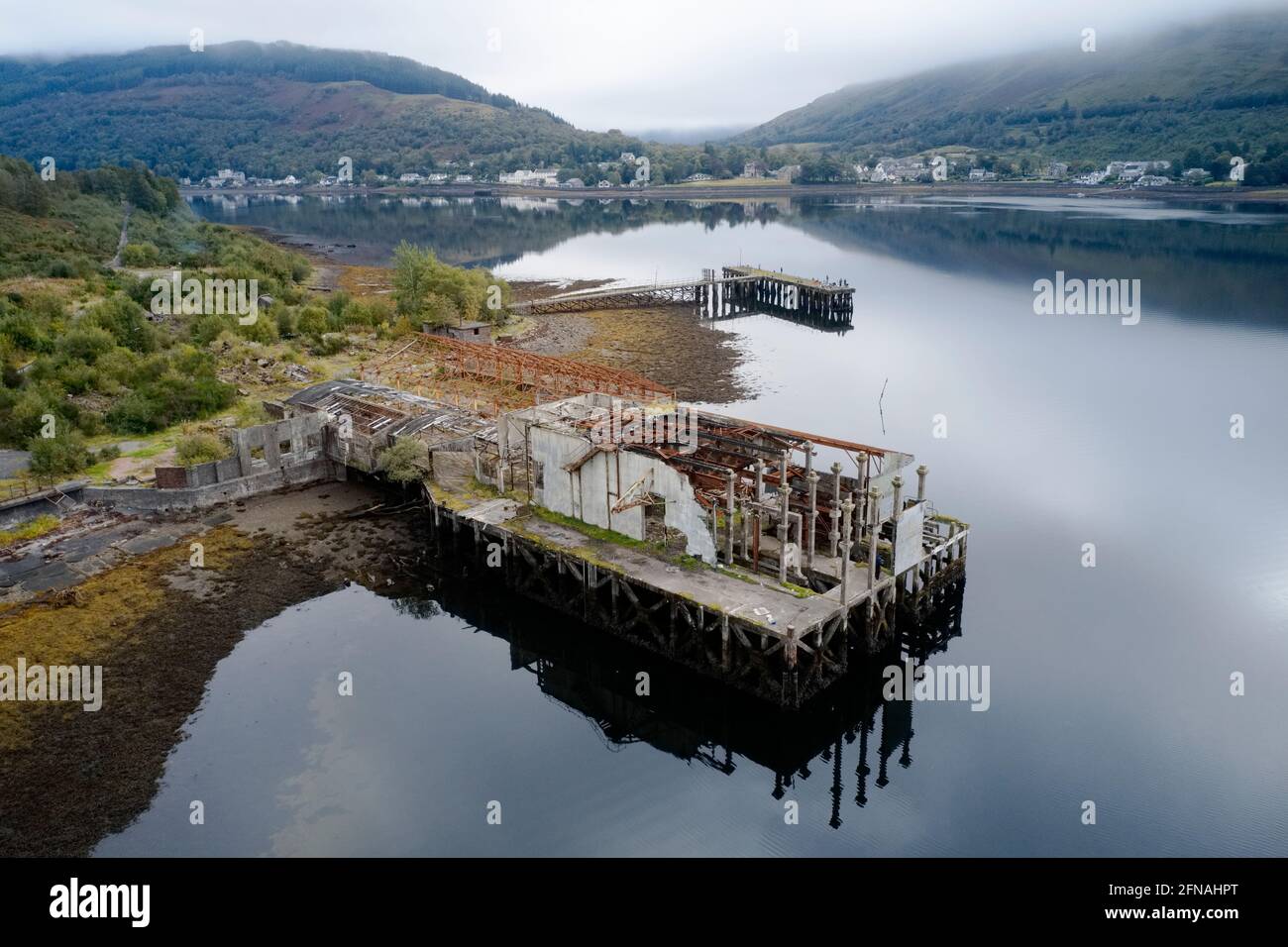 Scottish sea loch landscape aerial hi-res stock photography and images ...