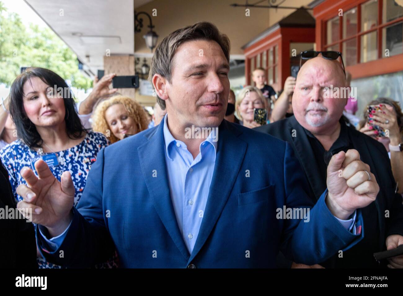 Florida Republican Governor DeSantis Attends Grand Opening of Fast ...