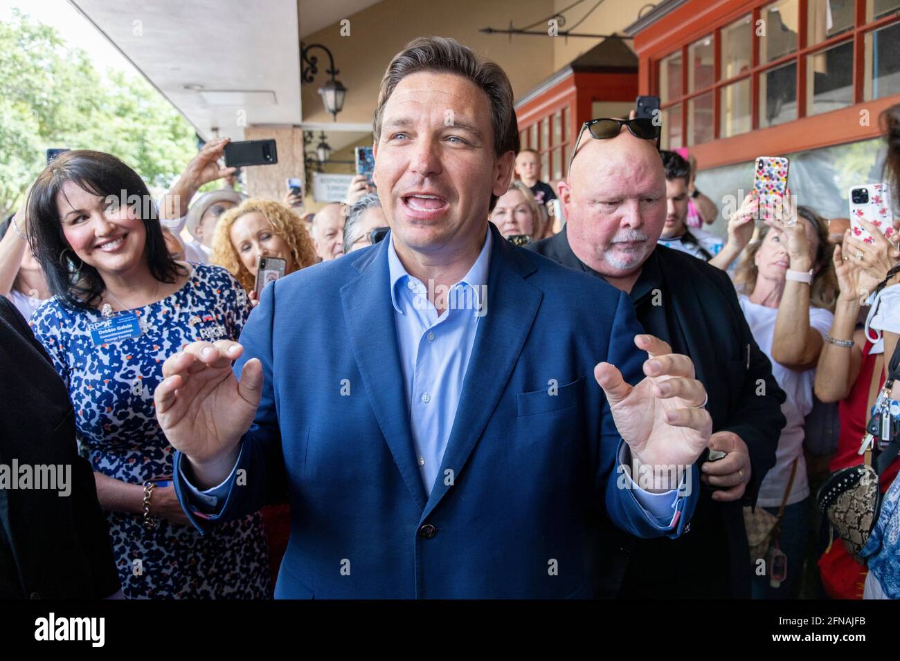 Florida Republican Governor DeSantis Attends Grand Opening of Fast ...