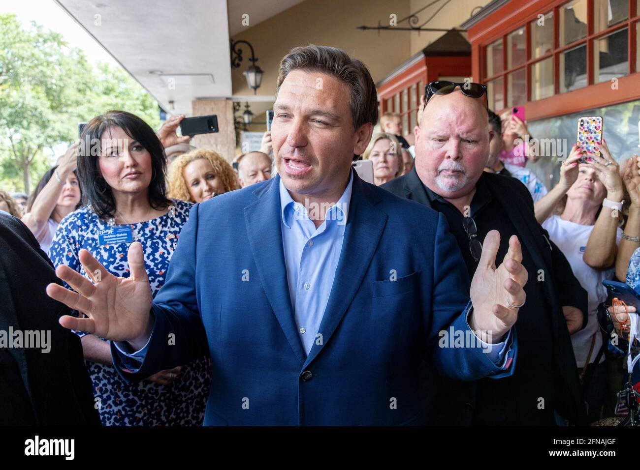 Florida Republican Governor DeSantis Attends Grand Opening of Fast ...