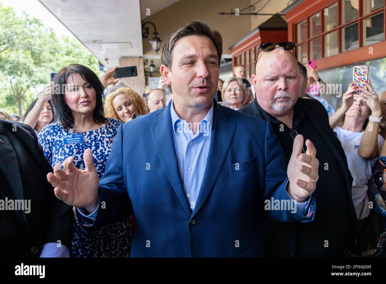 Florida Republican Governor DeSantis Attends Grand Opening of Fast ...