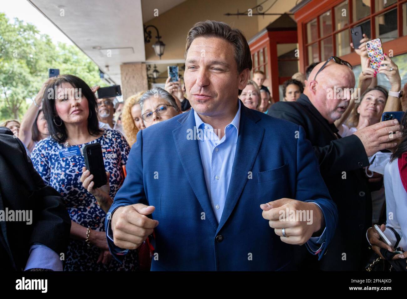 Florida Republican Governor DeSantis Attends Grand Opening of Fast ...