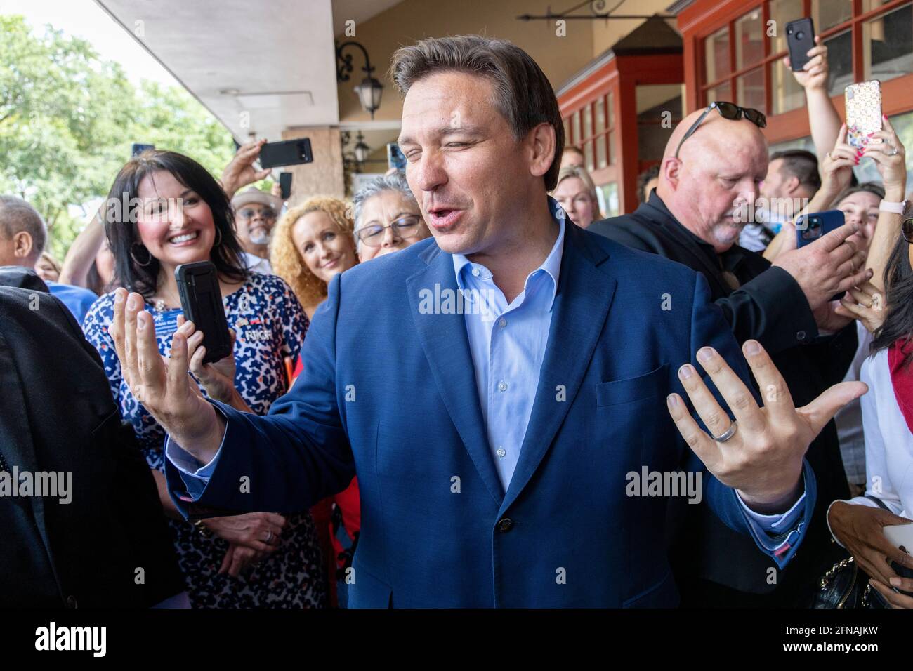 Florida Republican Governor DeSantis Attends Grand Opening of Fast ...
