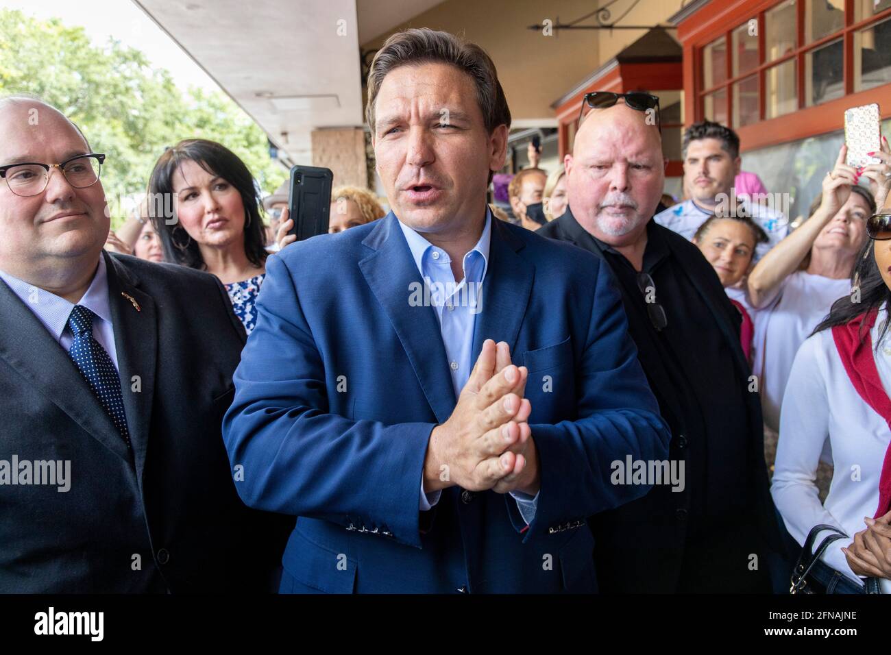 Florida Republican Governor DeSantis Attends Grand Opening of Fast ...