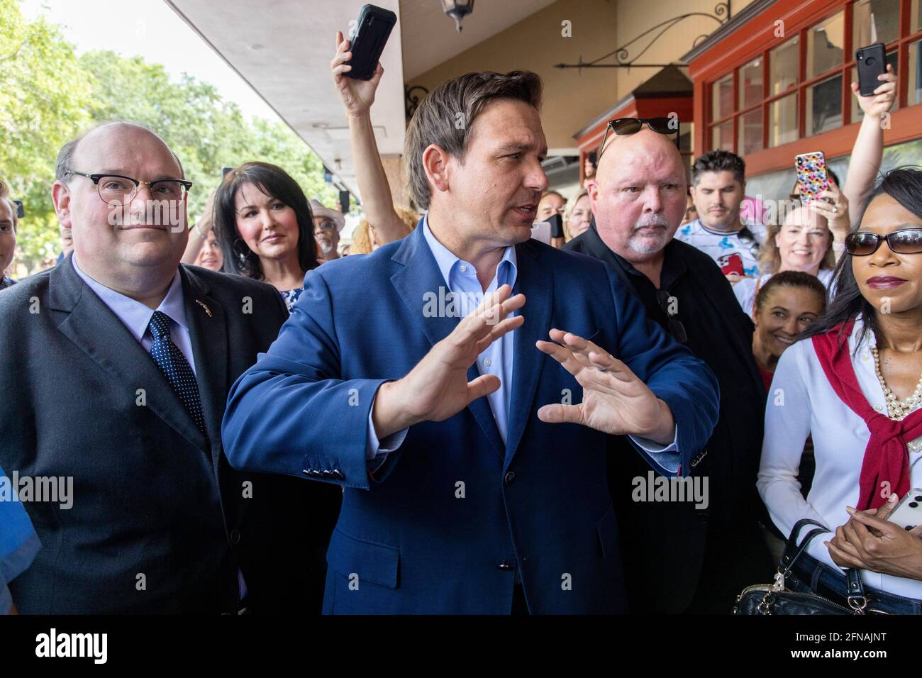 Florida Republican Governor DeSantis Attends Grand Opening of Fast ...