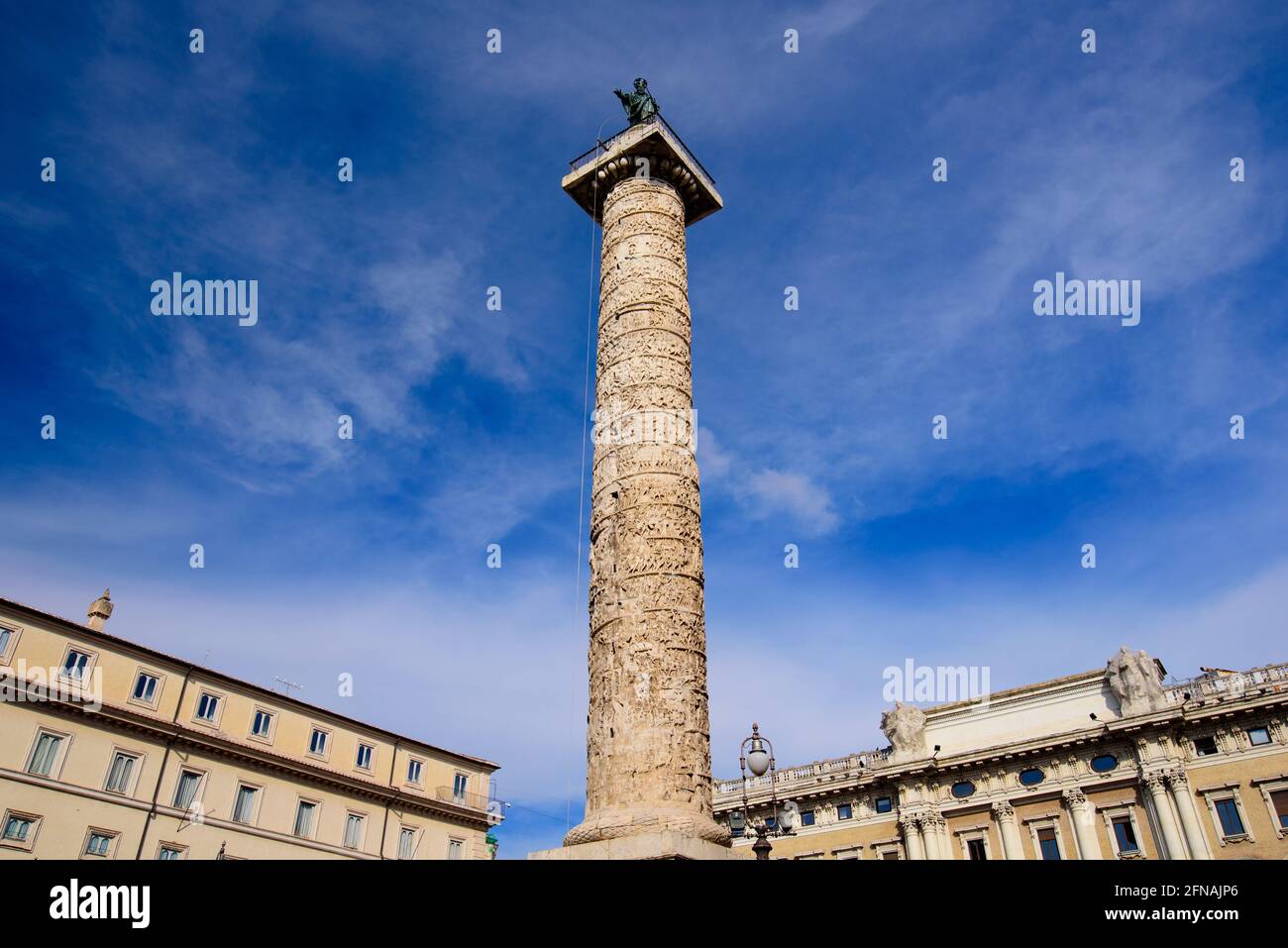 Trajan's Column, a column for Roman emperor Trajan's victory in Rome ...