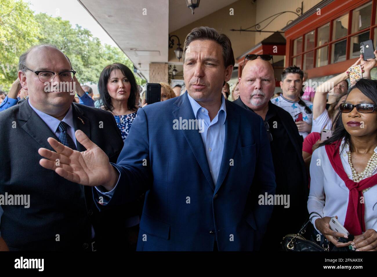 Florida Republican Governor DeSantis Attends Grand Opening of Fast ...
