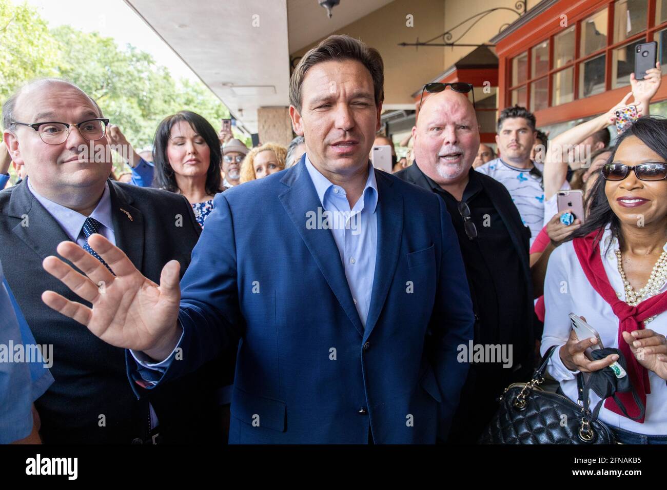 Florida Republican Governor DeSantis Attends Grand Opening of Fast ...