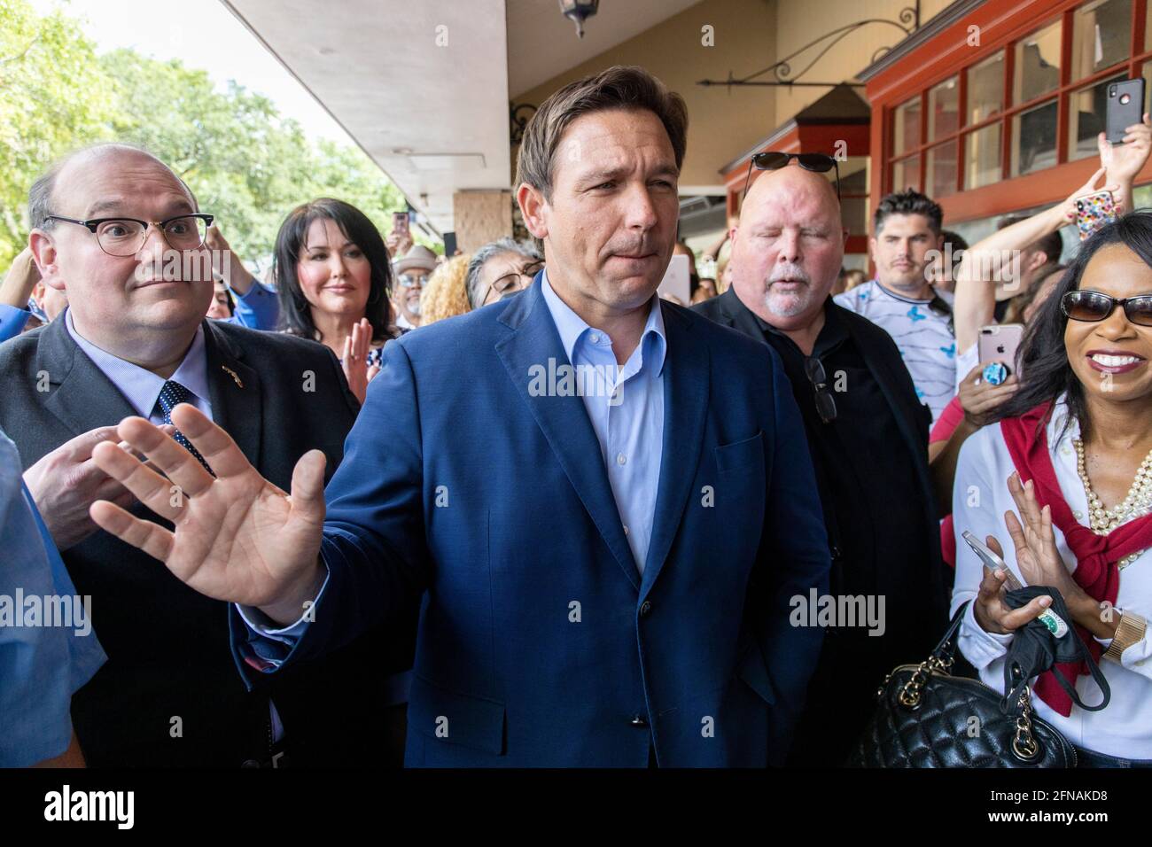 Florida Republican Governor DeSantis Attends Grand Opening of Fast ...