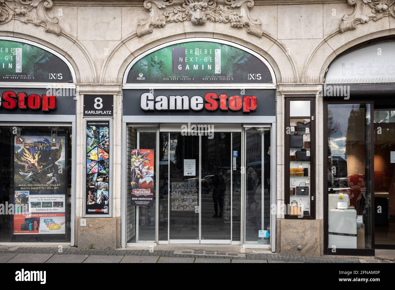 Gamestop store sign in Munich town center Stock Photo - Alamy