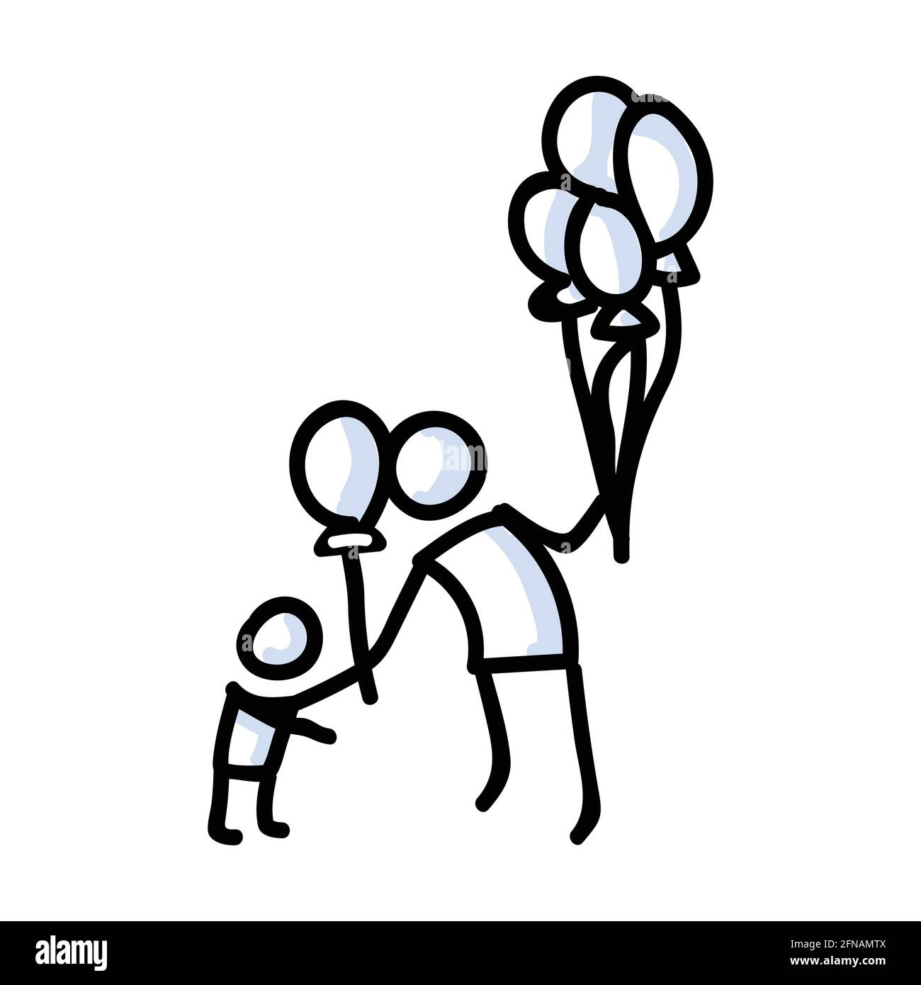 Floating Stick Drawing