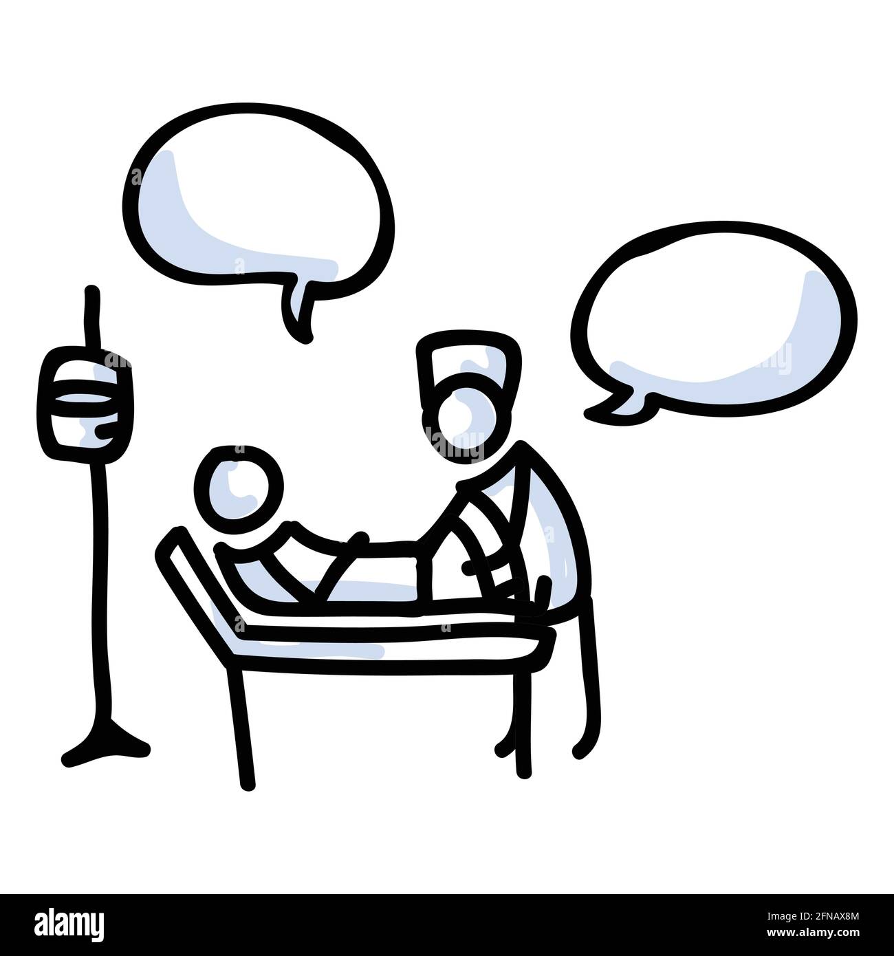 Hospital Stick Figure