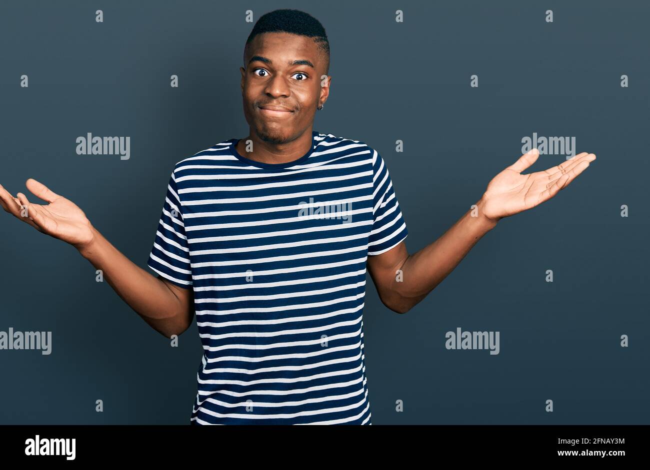 Confused Black Man Face