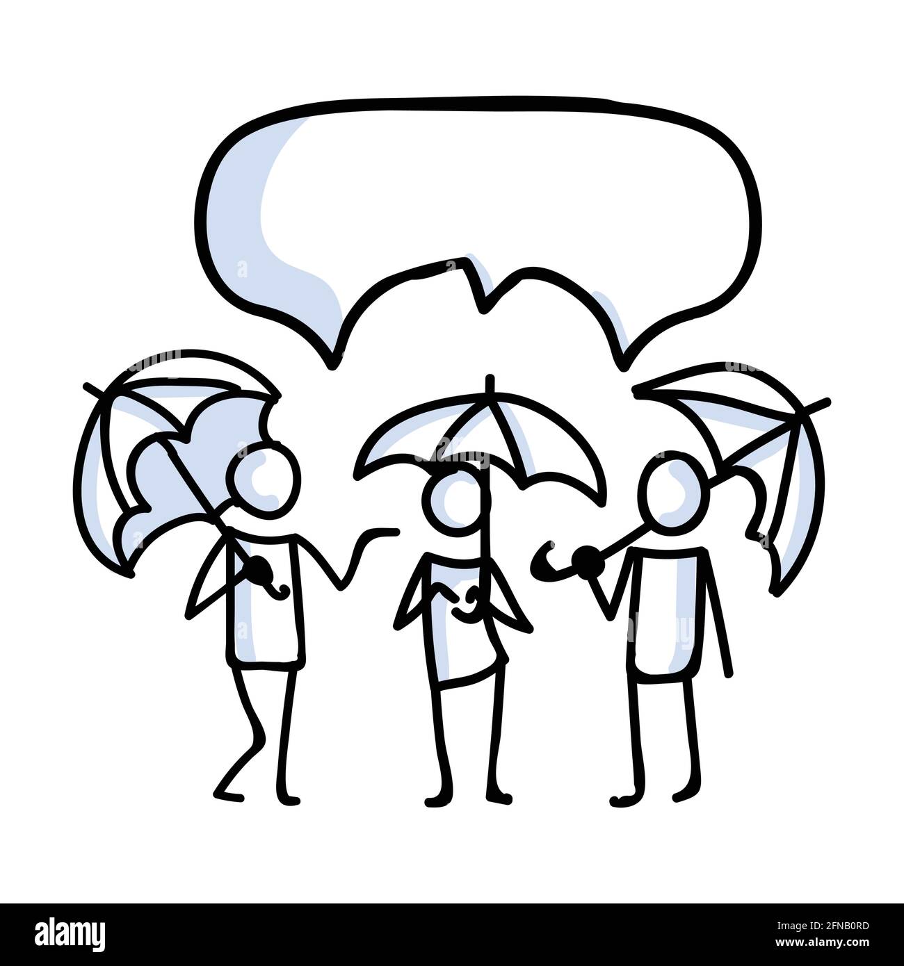 Stick Figure Family Of Three