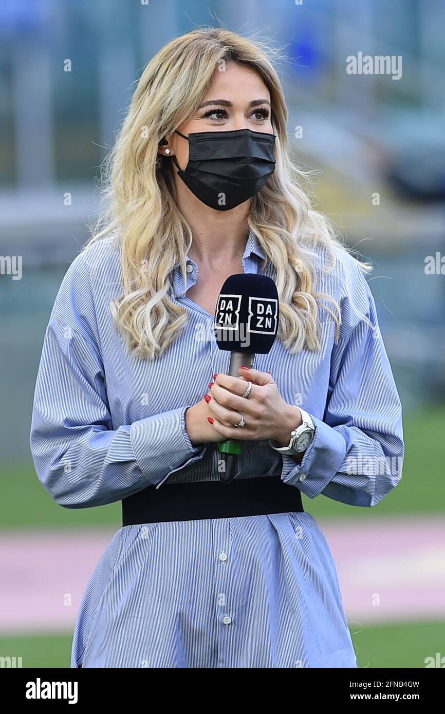 Rome, Lazio. 15th May, 2021. Diletta Leotta during the Italian Serie A ...