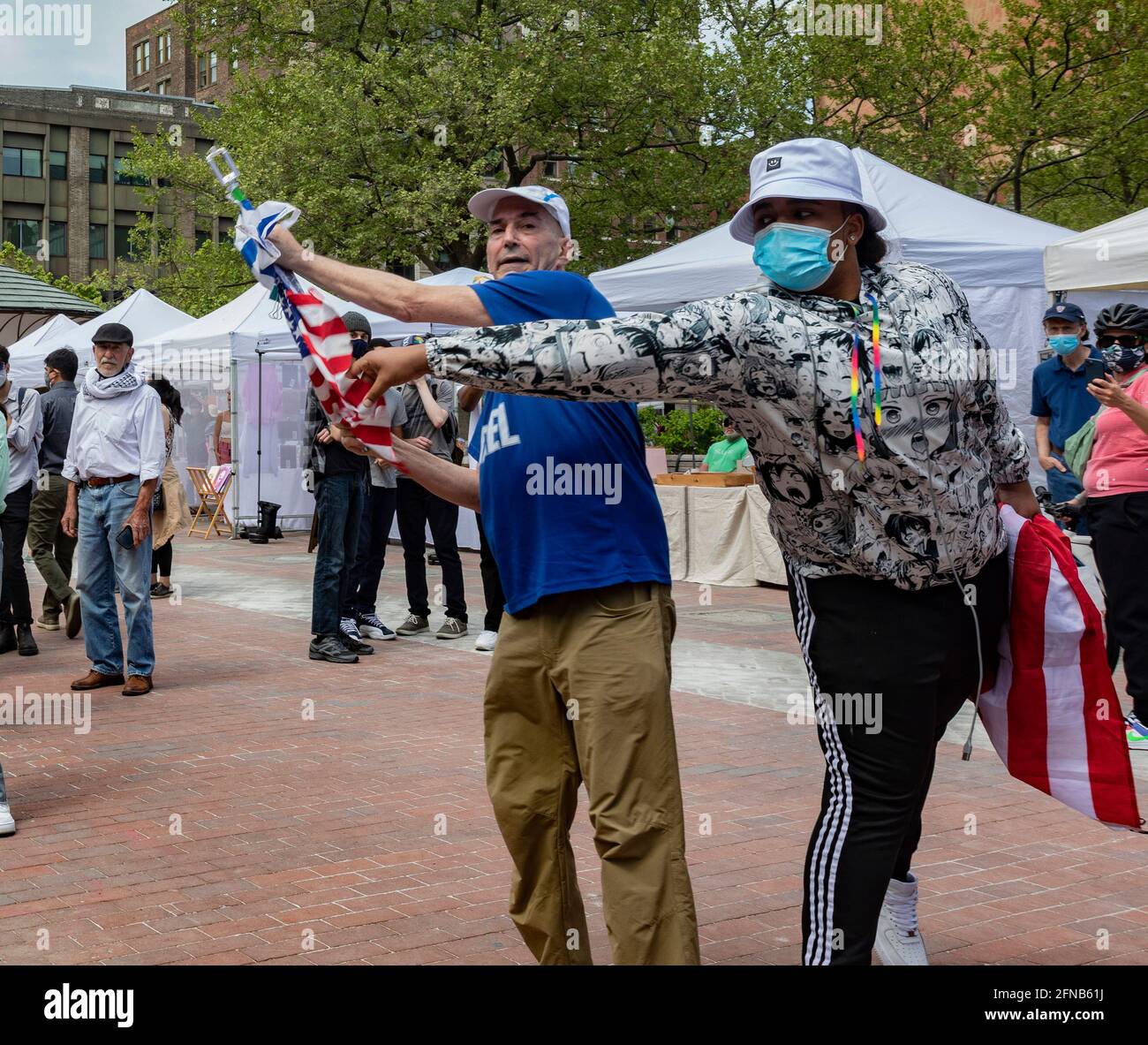 May 15, 2021, Boston, Massachusetts, USA: A person snatched American ...