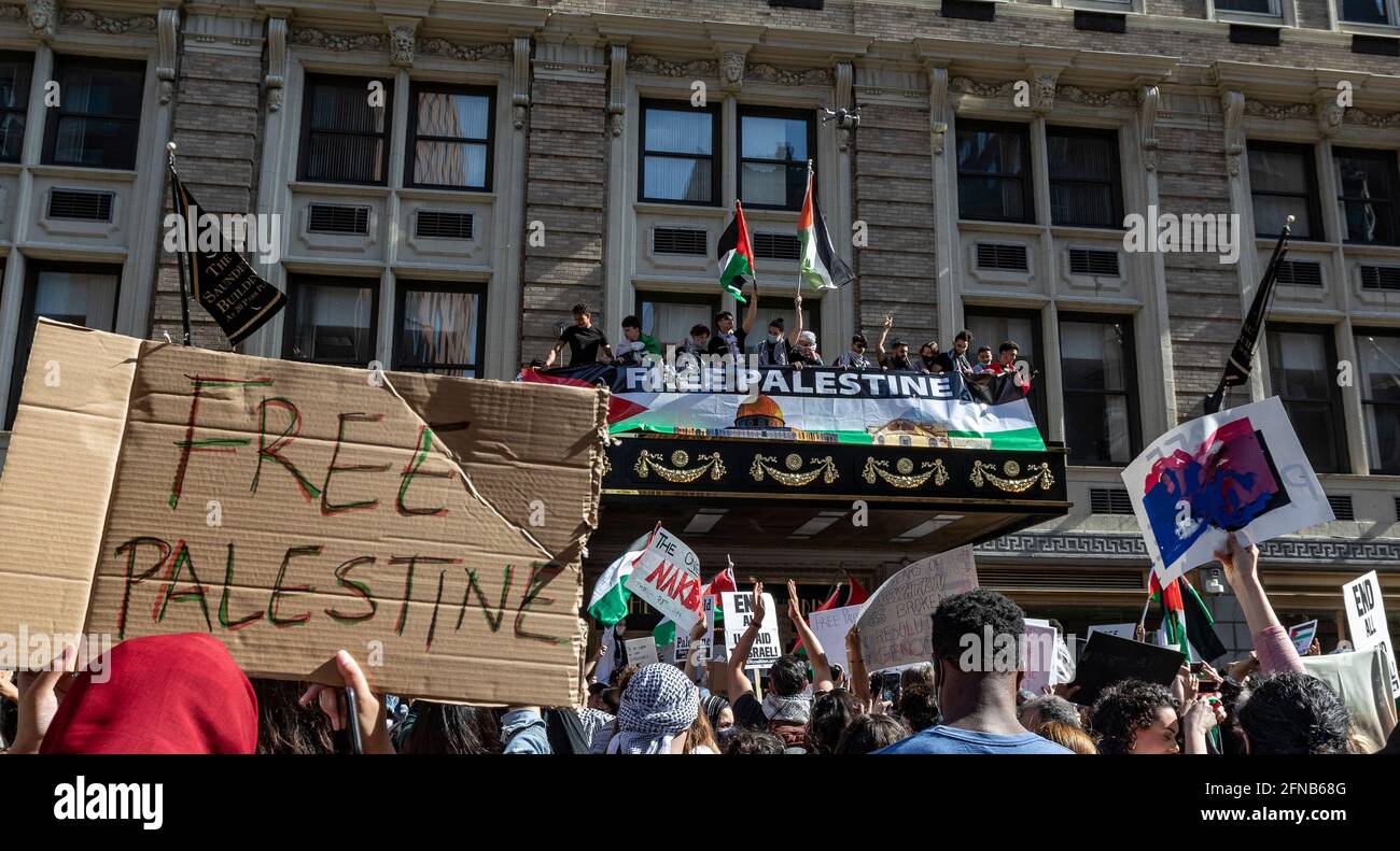 May 15, 2021, Boston, Massachusetts, USA: Pro Palestine protesters ...