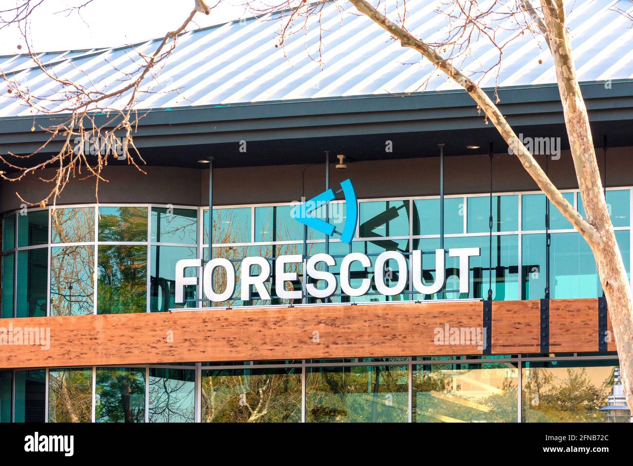 Forescout headquarters building. Forescout Technologies is cyber ...