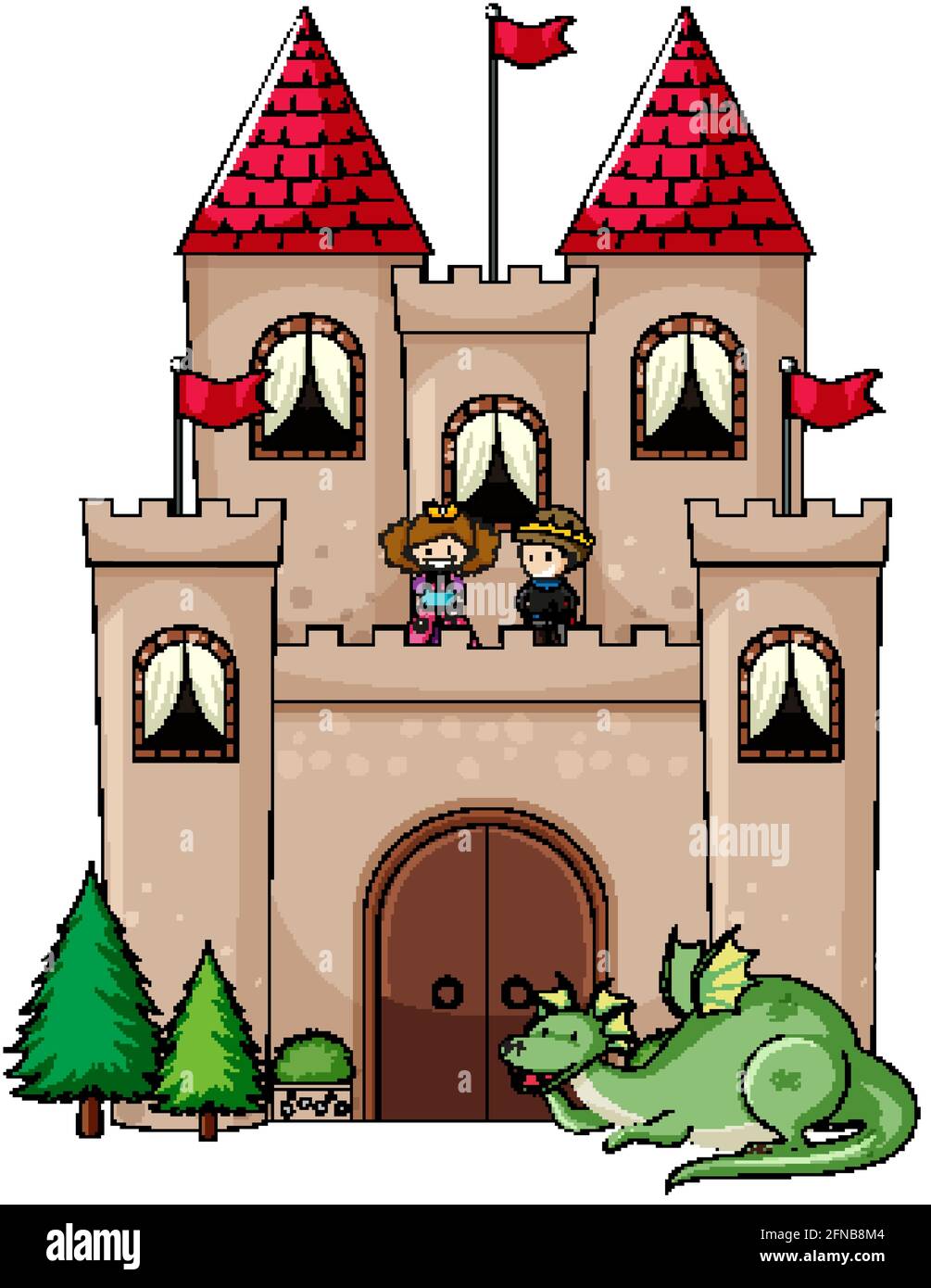 Simple Castle Clipart