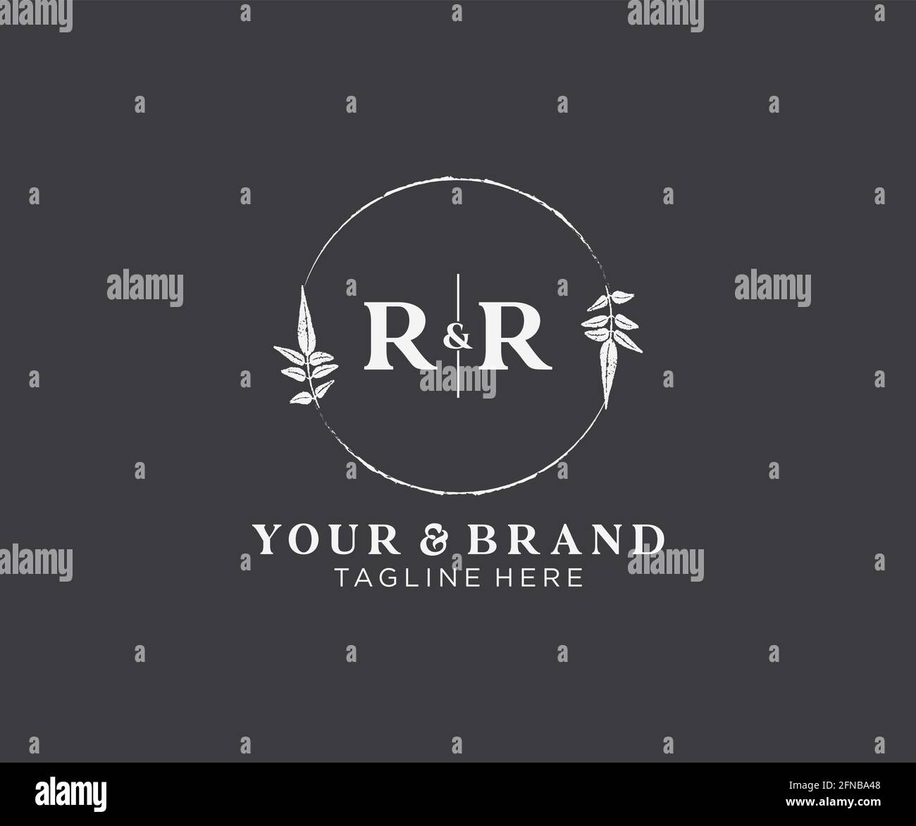 Rr luxury logo Stock Vector Images - Alamy