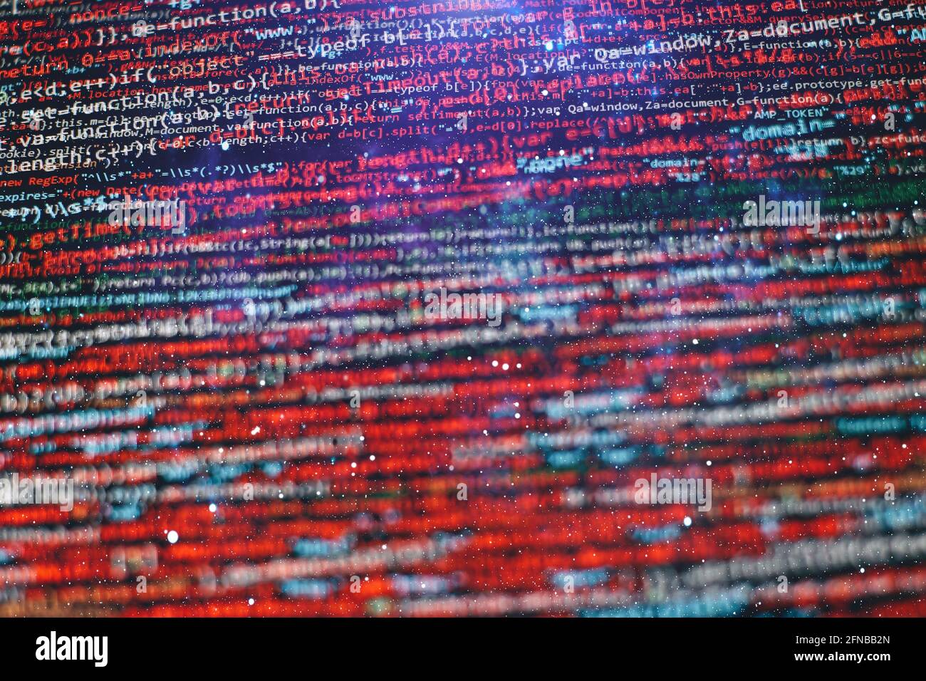 Digital technology on display. HTML5 in editor for website development Stock Photo - Alamy