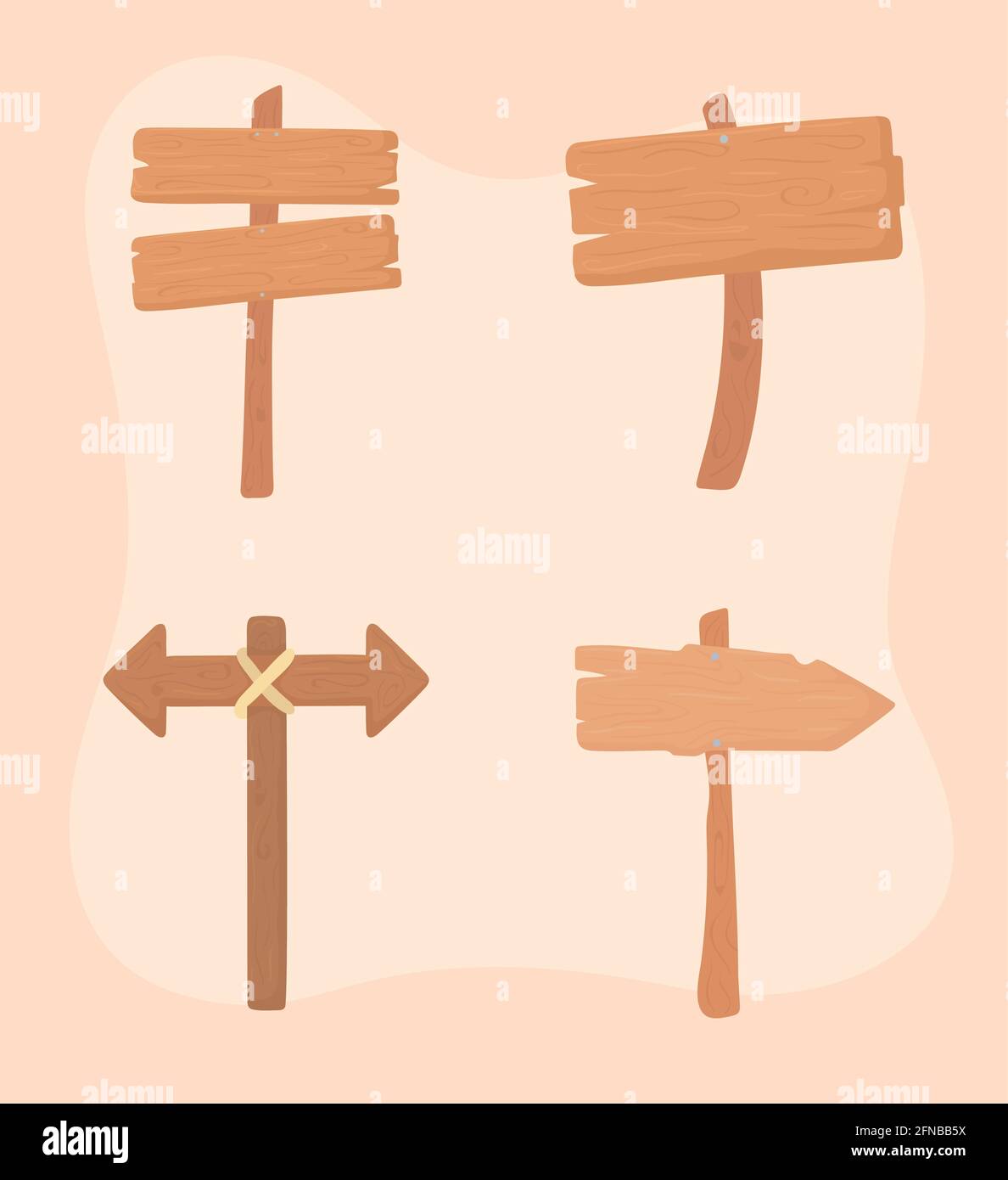 wood boards sign set Stock Vector Image & Art - Alamy