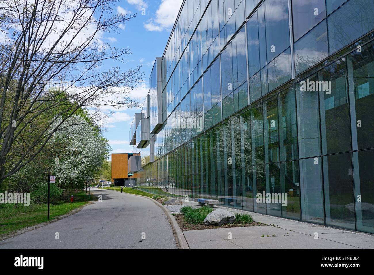 Ontario, Canada - May 14, 2021: Modern architecture at the suburban ...