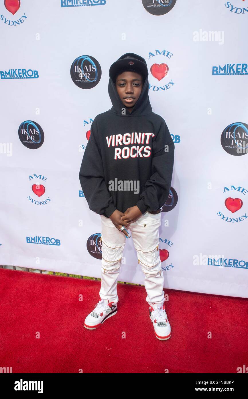 Los Angeles, USA. 15th May, 2021. Christian Isaiah attends Social Media ...