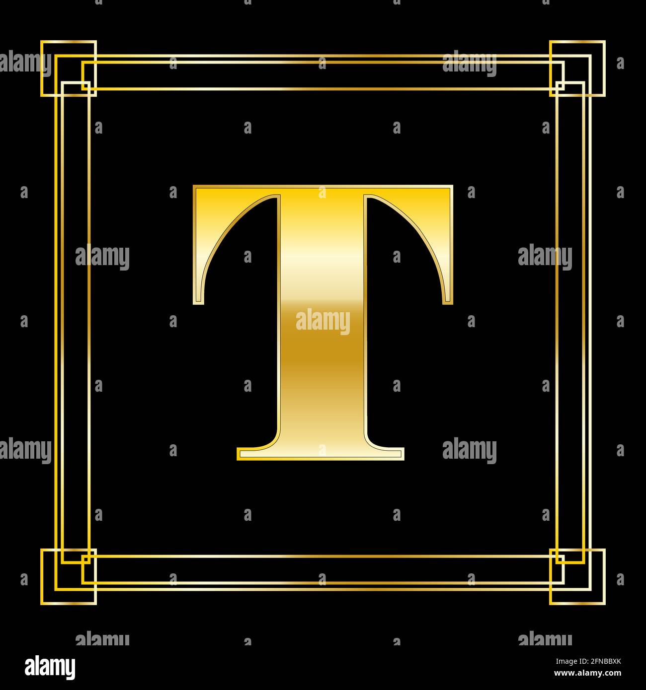 Golden t square hi-res stock photography and images - Alamy