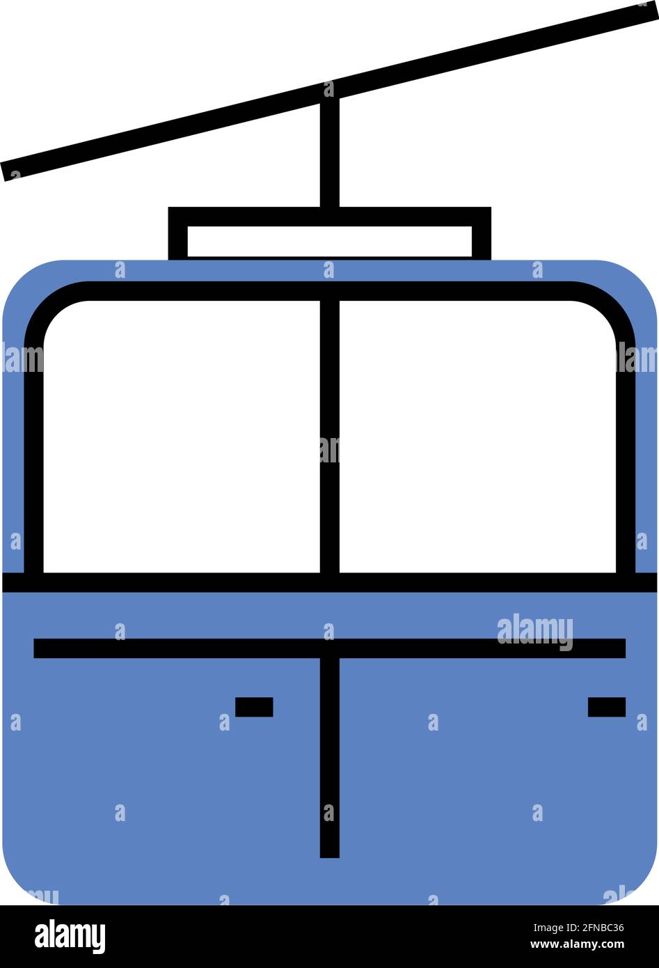 cableway transport linear Stock Vector Image & Art - Alamy