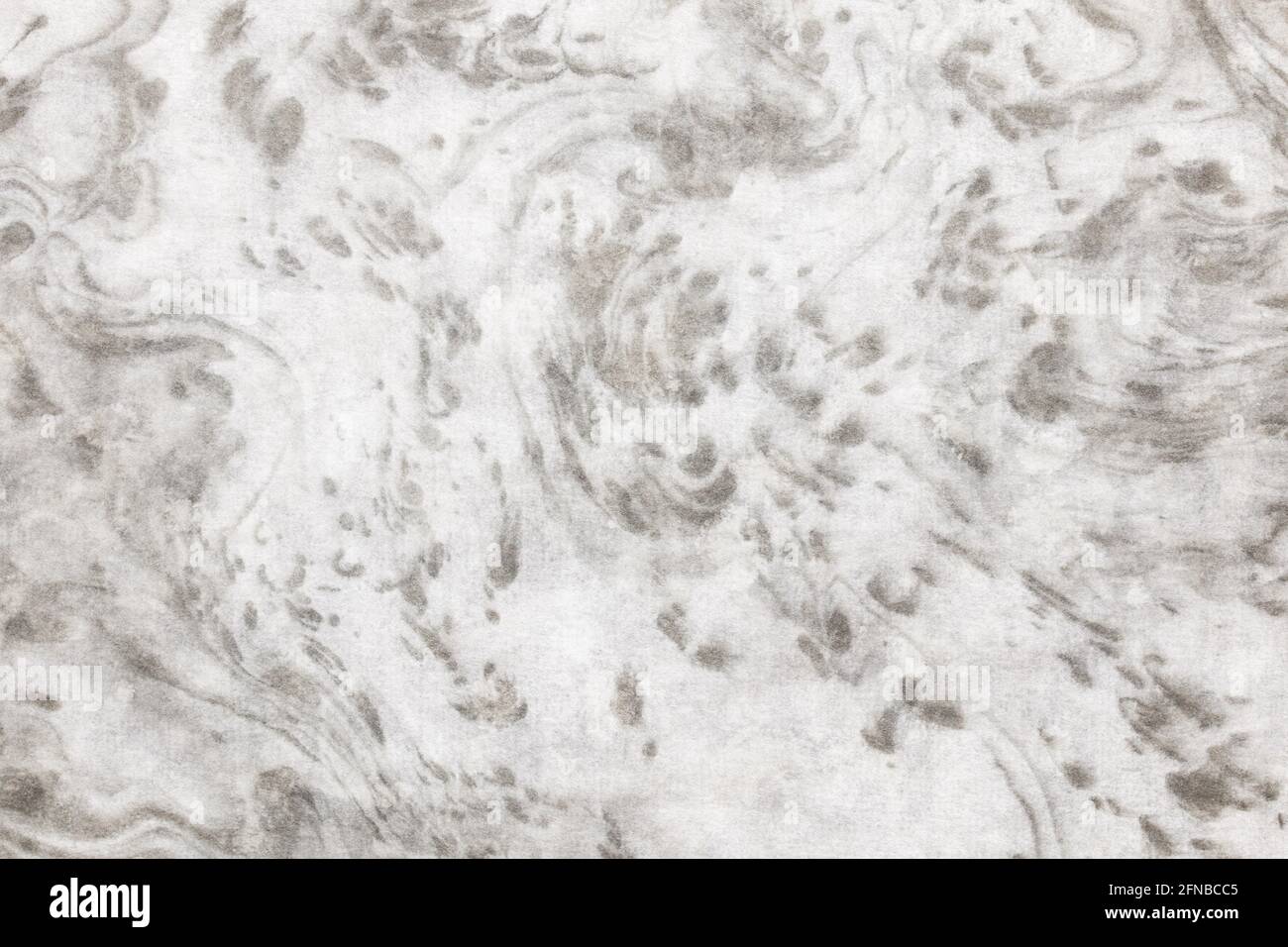 Japanese white marbled paper texture background, natural ink mixing ...