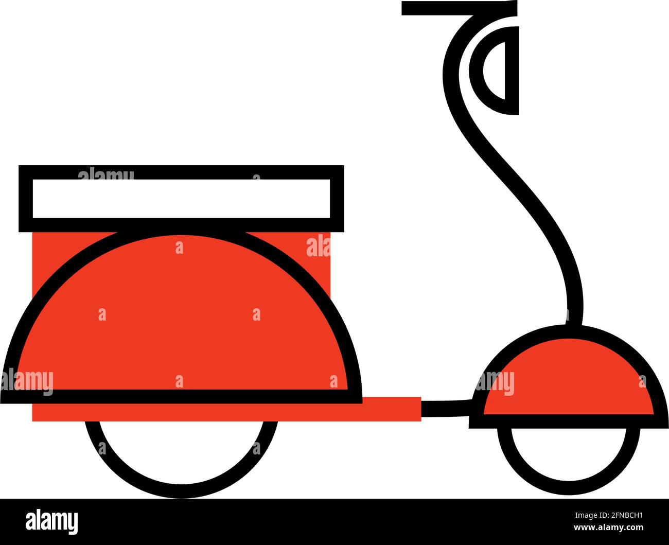 motorcycle transport linear Stock Vector Image & Art - Alamy