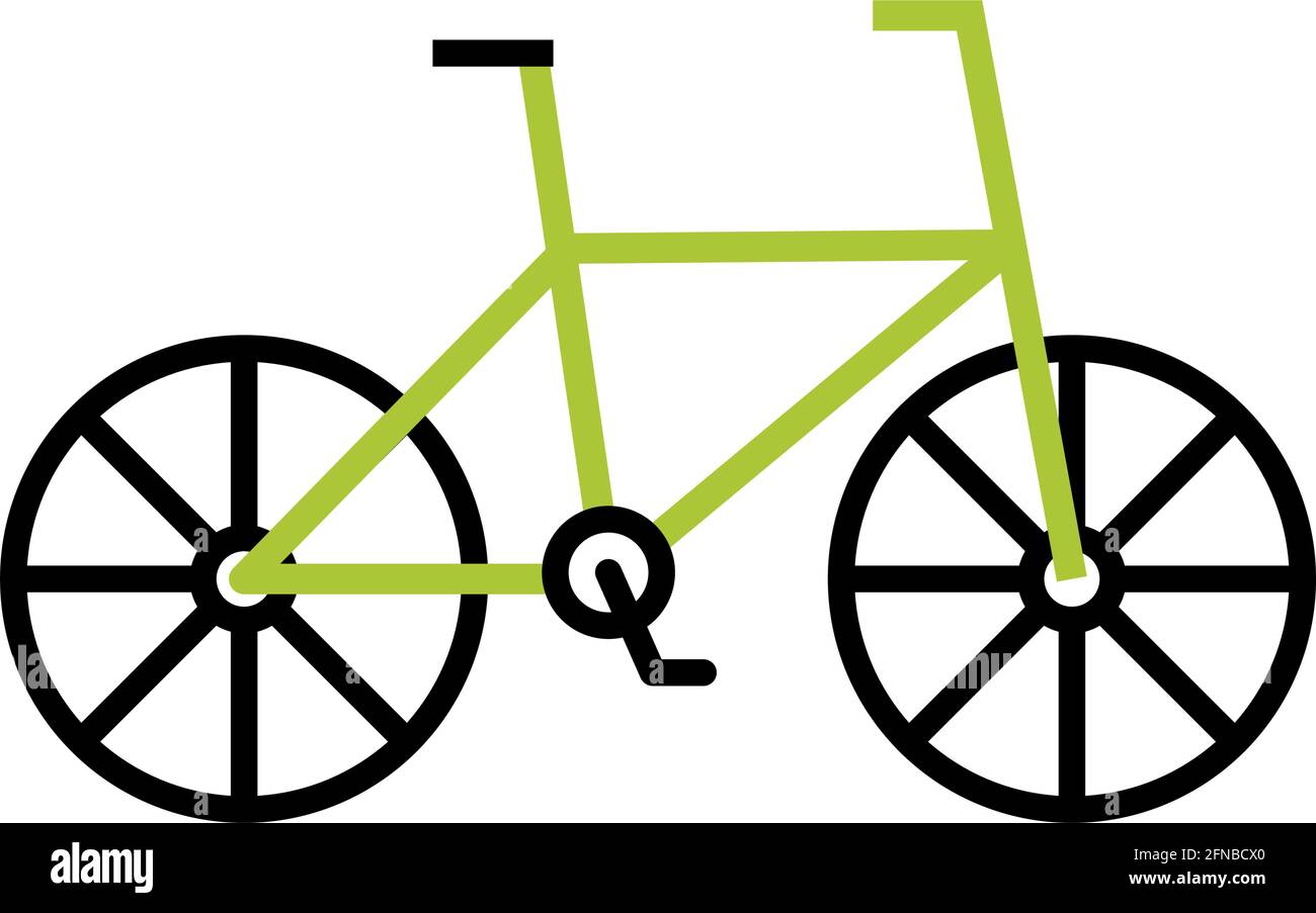 Bicycle transport linear Stock Vector Images - Alamy