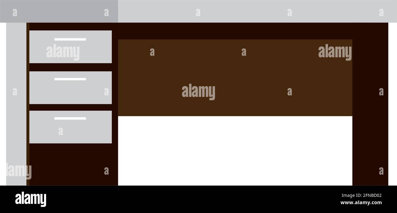 Desktop armchair Stock Vector Images - Alamy