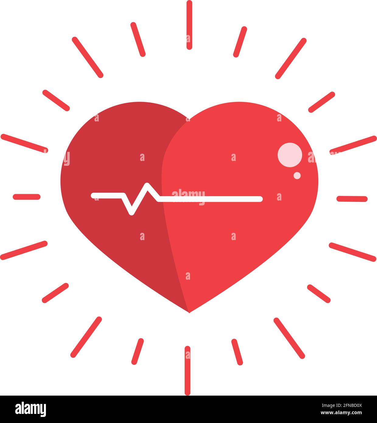 heartbeat health care Stock Vector Image & Art - Alamy