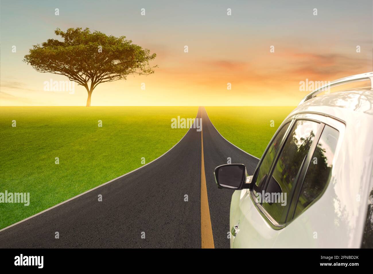 Car outdoor asphalt road hi-res stock photography and images - Alamy