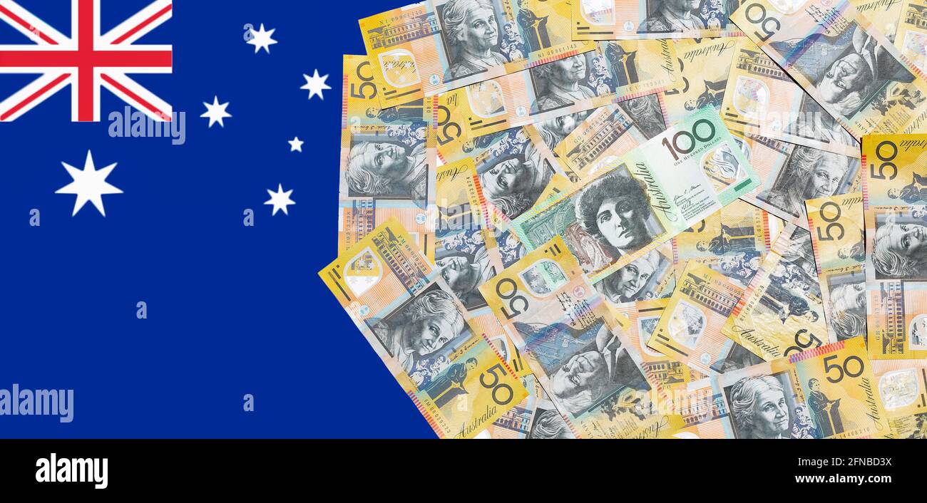 Australian dollar notes Stock Photo - Alamy
