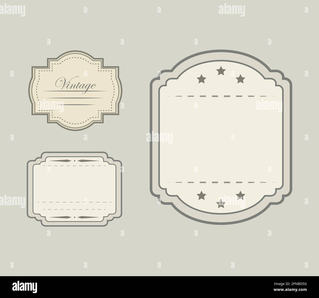 retro labels set Stock Vector Image & Art - Alamy