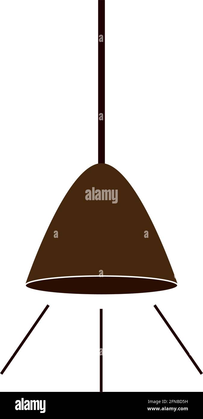 Modern ceiling lamp hanging Stock Vector Images - Alamy