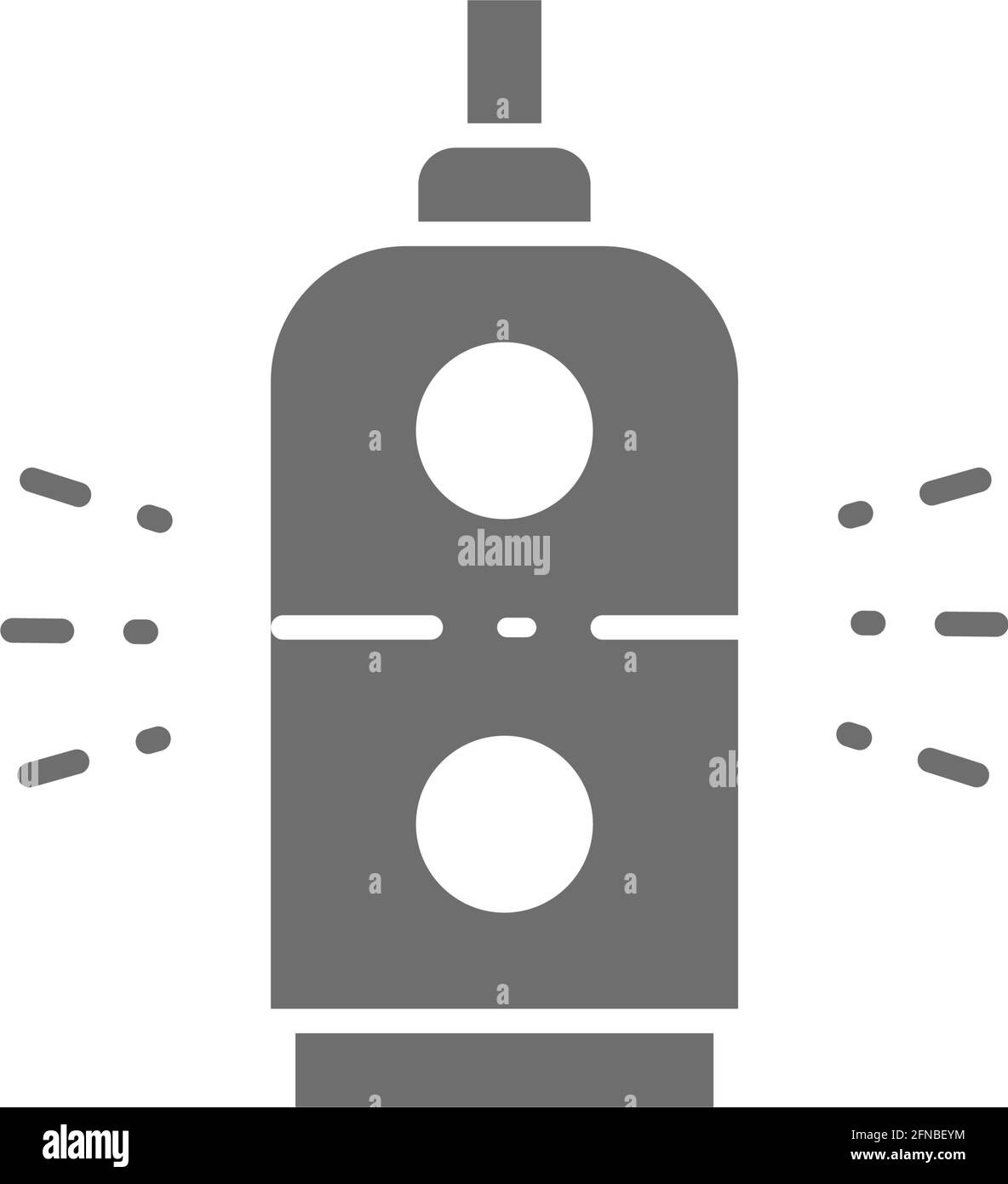 Control panel on and off, switch machines gray icon Stock Vector Image ...