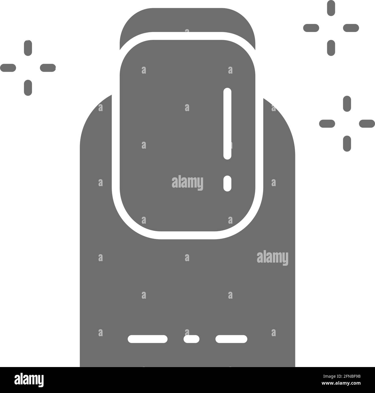 French manicure Stock Vector Images - Alamy