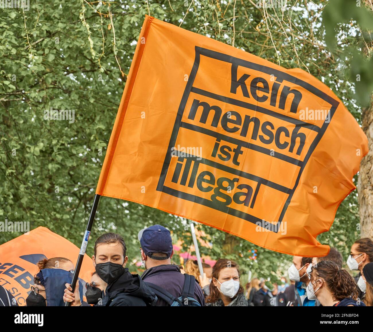 Braunschweig, Germany, May 15, 2021, demonstration AFD party congress ...
