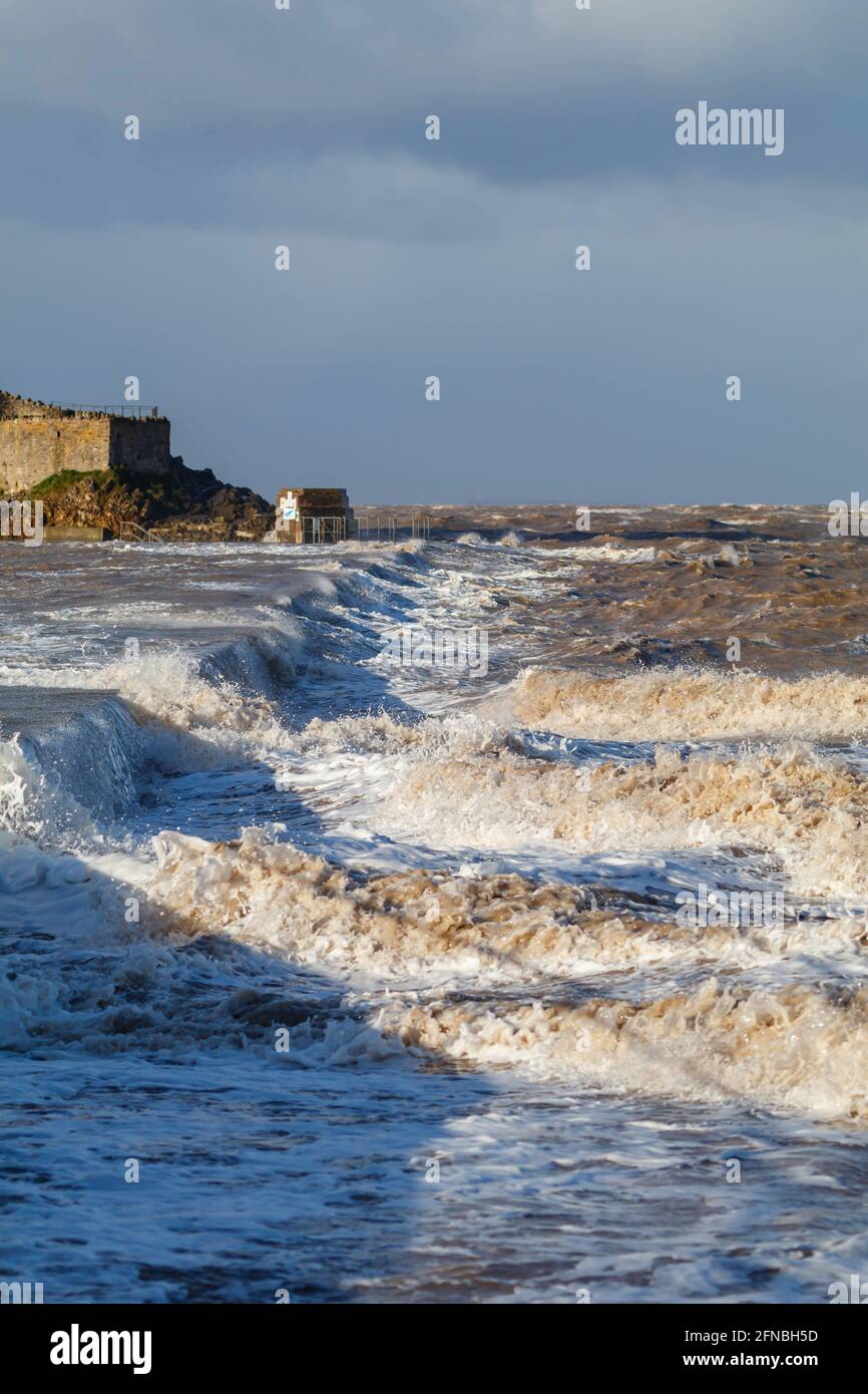 Channel of choppy waters hi-res stock photography and images - Alamy