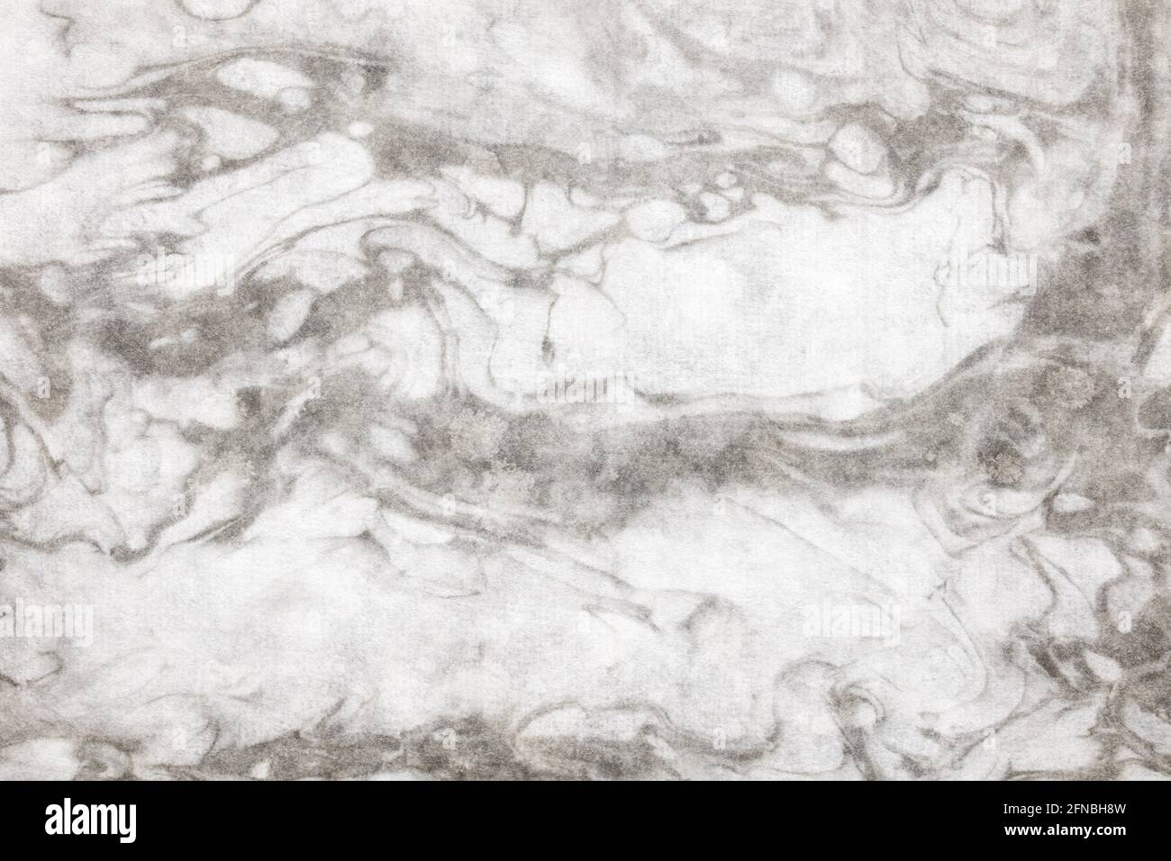 Japanese white marbled paper texture background, natural ink mixing ...