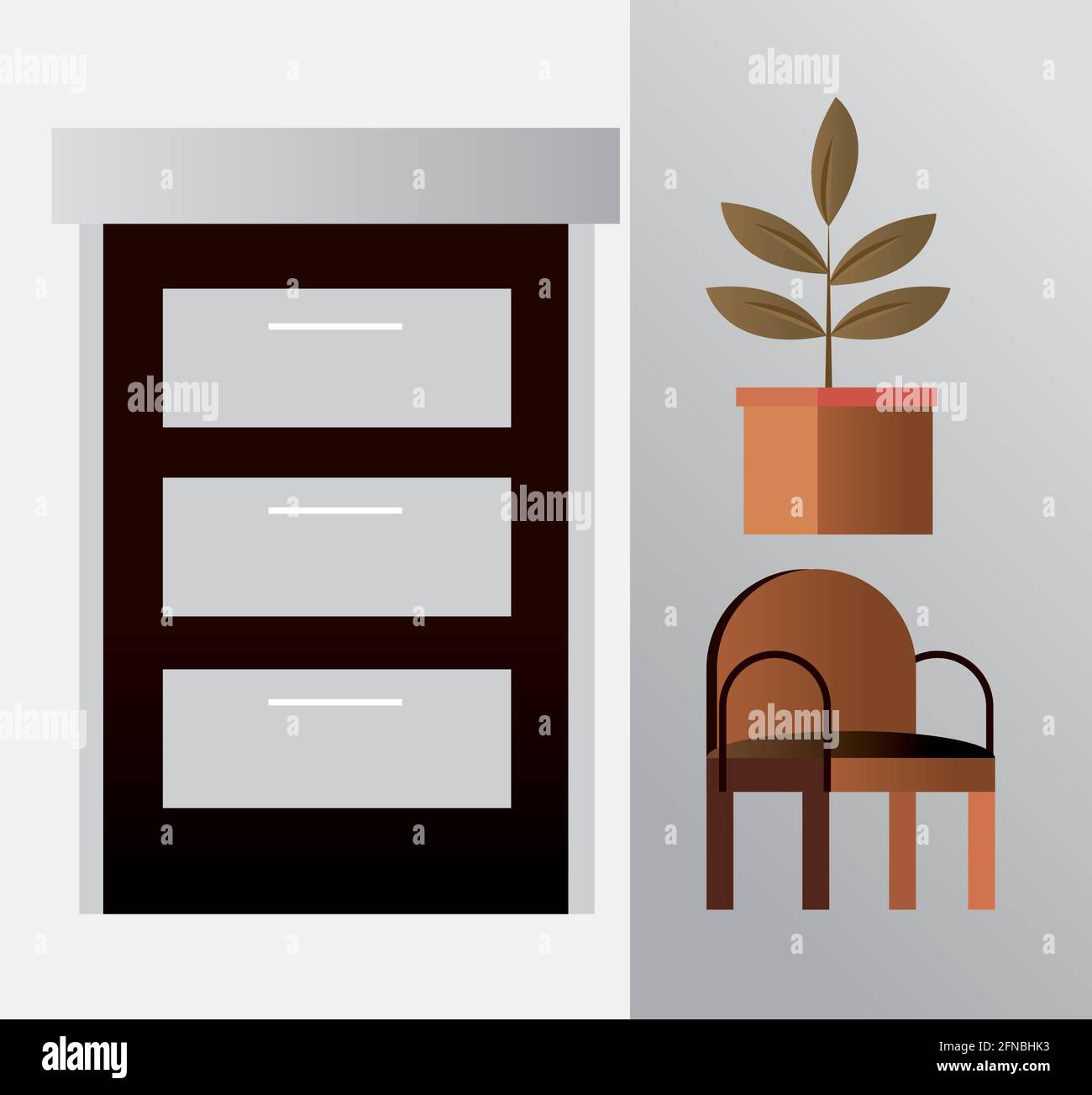 modern office icons Stock Vector Image & Art - Alamy