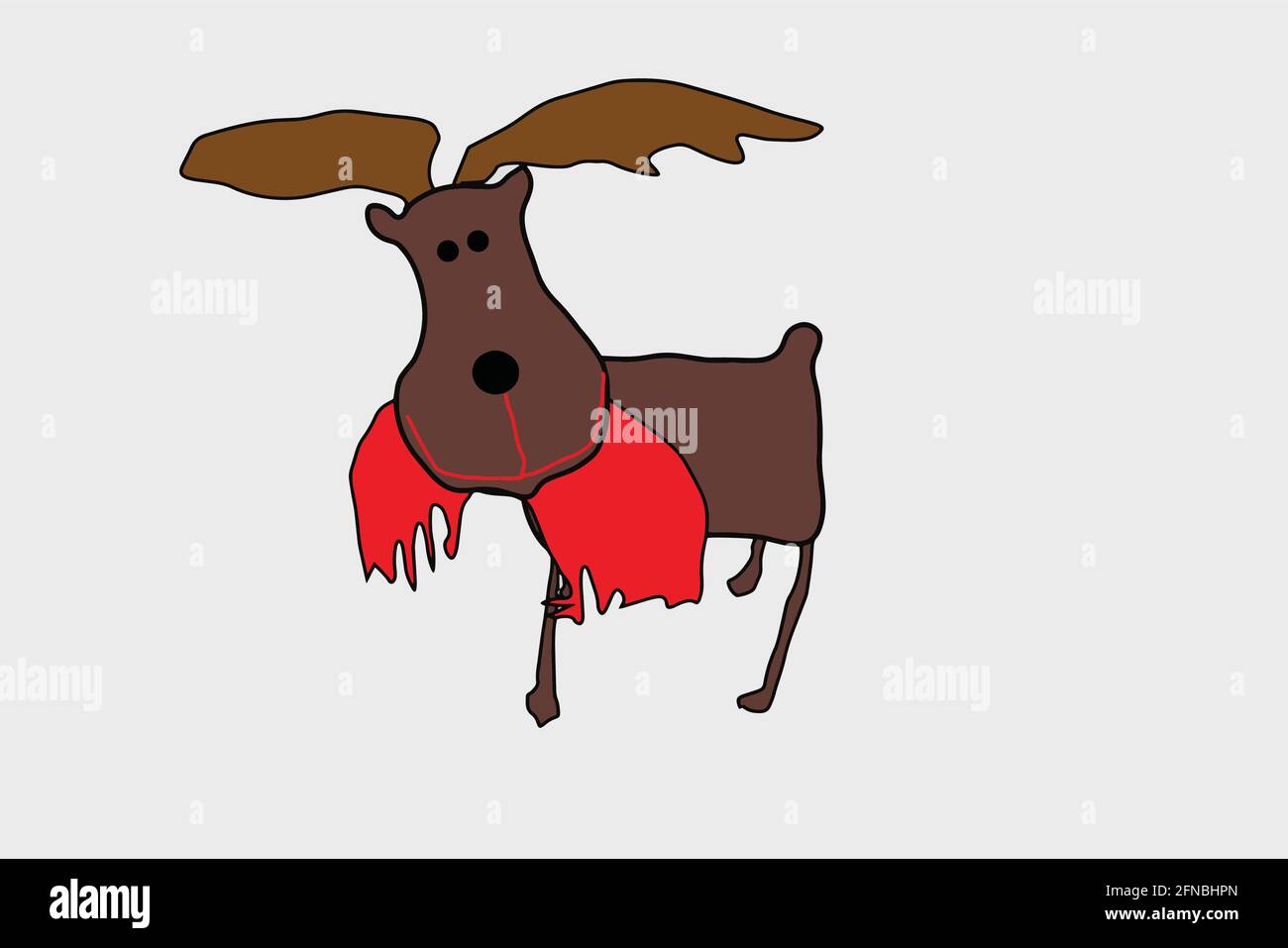Live reindeer Stock Vector Images - Alamy