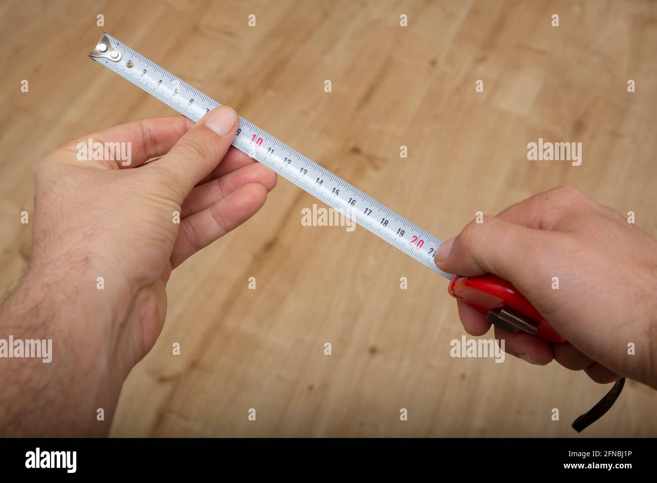 Person measure length ruler hi-res stock photography and images - Alamy