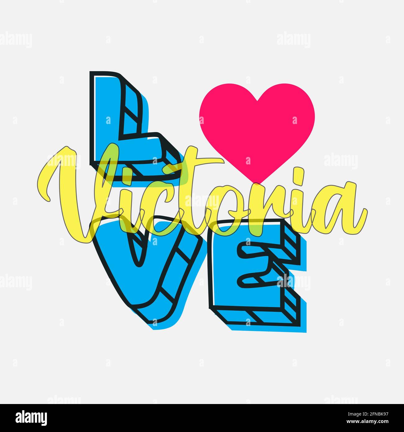 Victoria name hi-res stock photography and images - Alamy