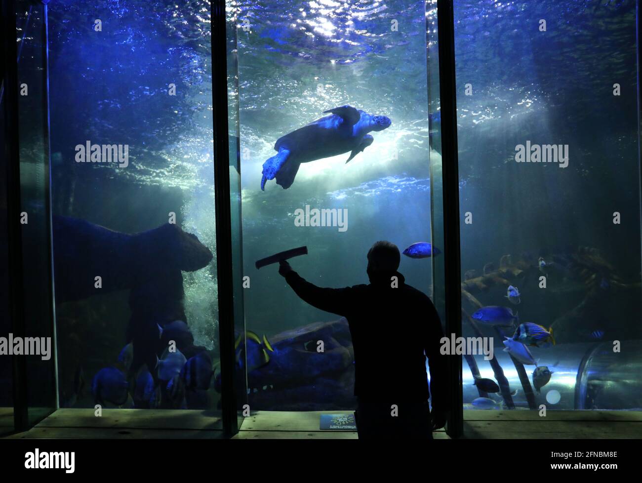 Hunstanton, UK. 14th May, 2021. Adam Makinson, Guest Experience Manager ...
